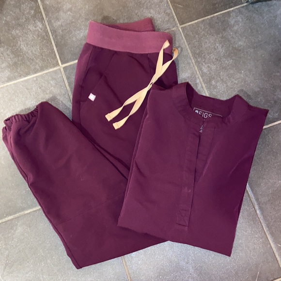 Figs | Other | Figs Deep Purple Set Venice Jogger And Rafaela Top ...